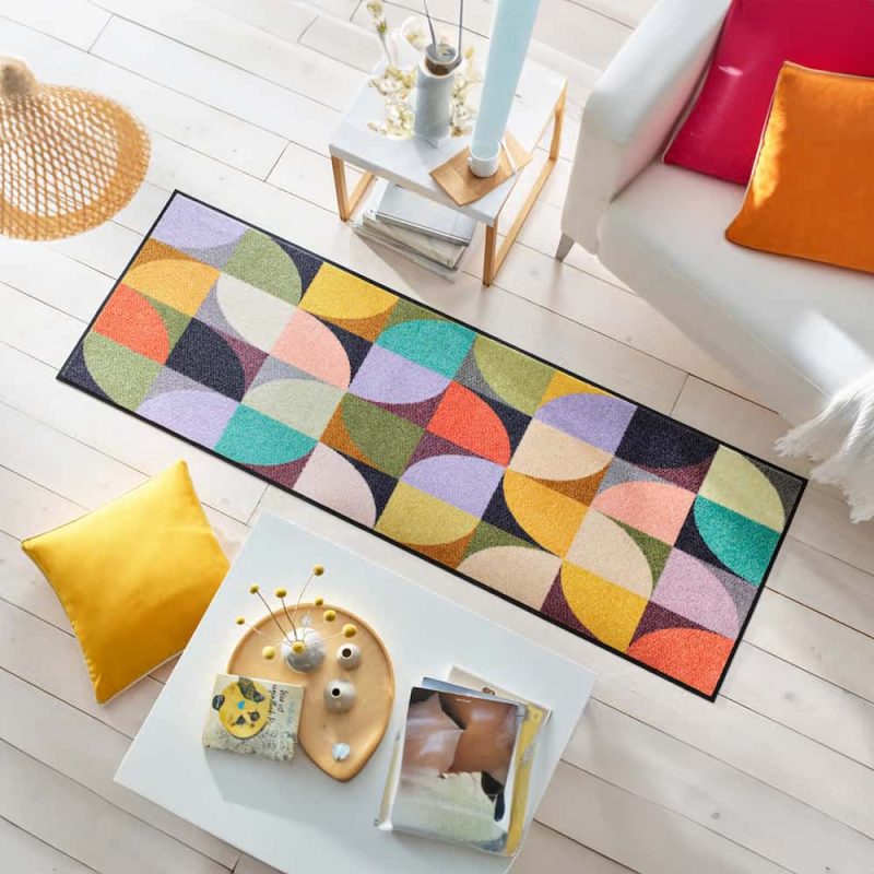 Tapis multicolore design