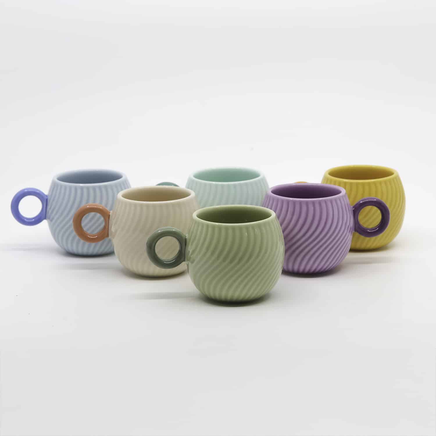 Tasses Espresso "Pop Pastel" – Design Moderne
